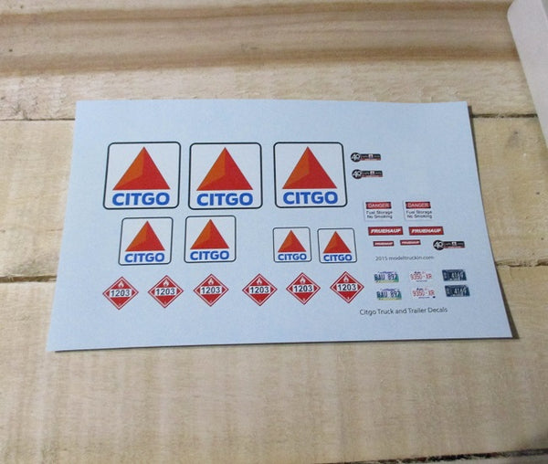 Citgo Tanker Model Decals – Model Truckers LLC