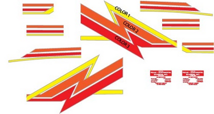 FL107 - Freightliner Decal Stripes – Model Truckers LLC
