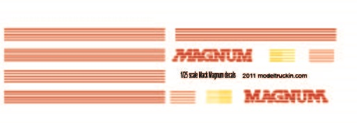 Mack Superliner Magnum Model Decal Stripes – Model Truckers LLC