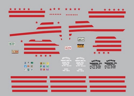 MK105 - Mack DM800 Truck Decal Stripes – Model Truckers LLC