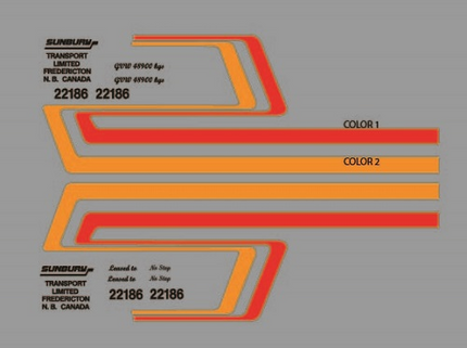 PB125 - Peterbilt Decal Stripes – Model Truckers LLC