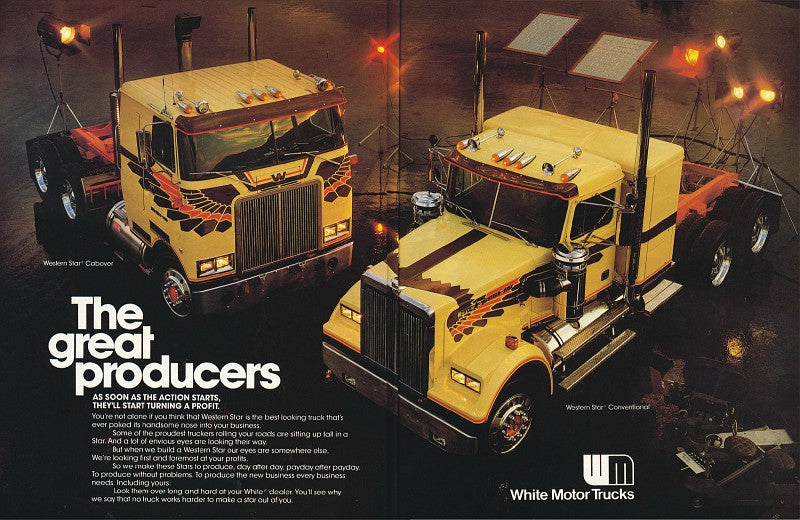 B4104 - White-Western Star "Wings" Decal Stripes – Model Truckers LLC